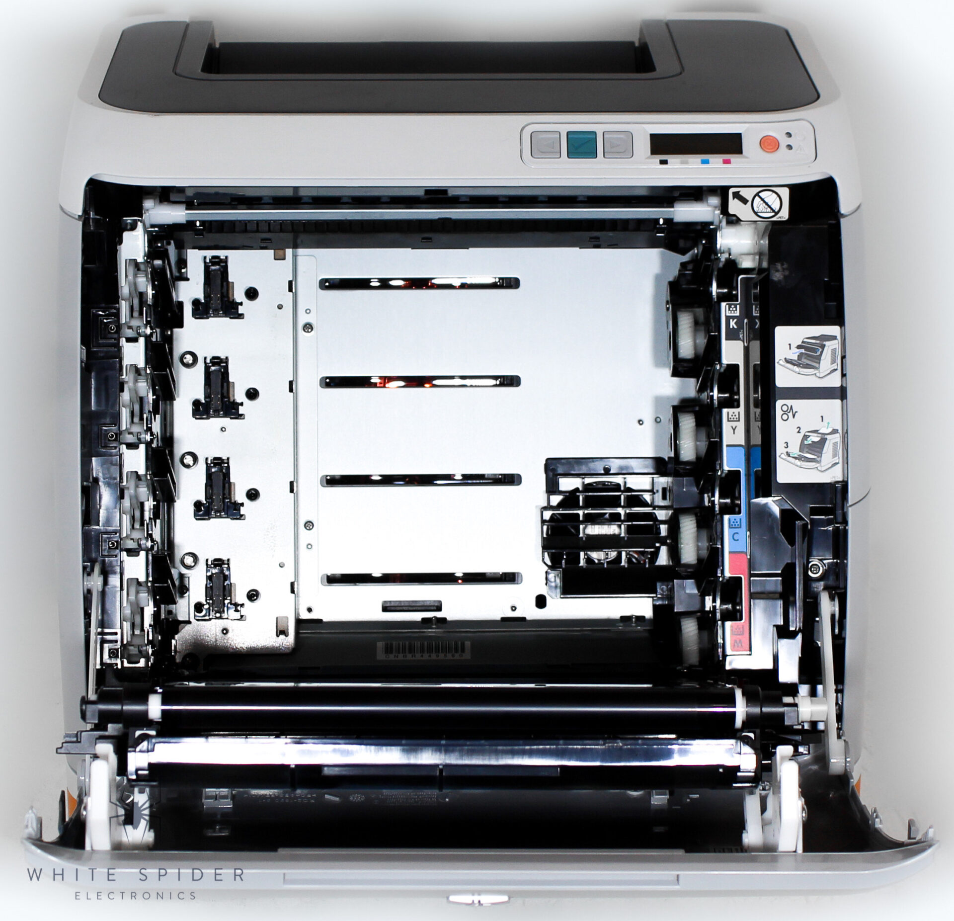 HP Color LaserJet 2600n Workgroup Laser Printer Q6455A - White Spider ...