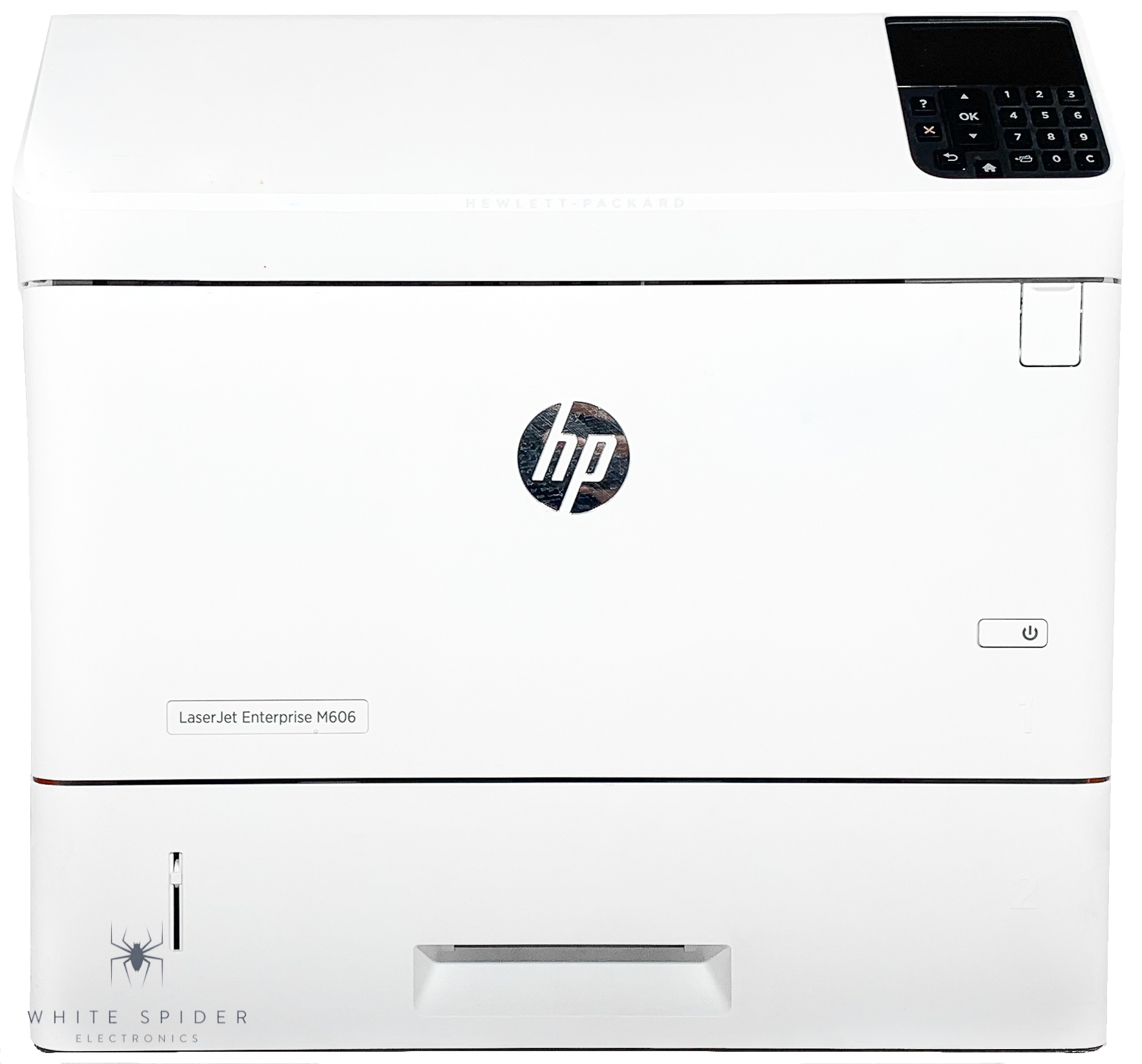 HP LaserJet Enterprise M606DN Monochrome Laser Printer E6B72A - White ...
